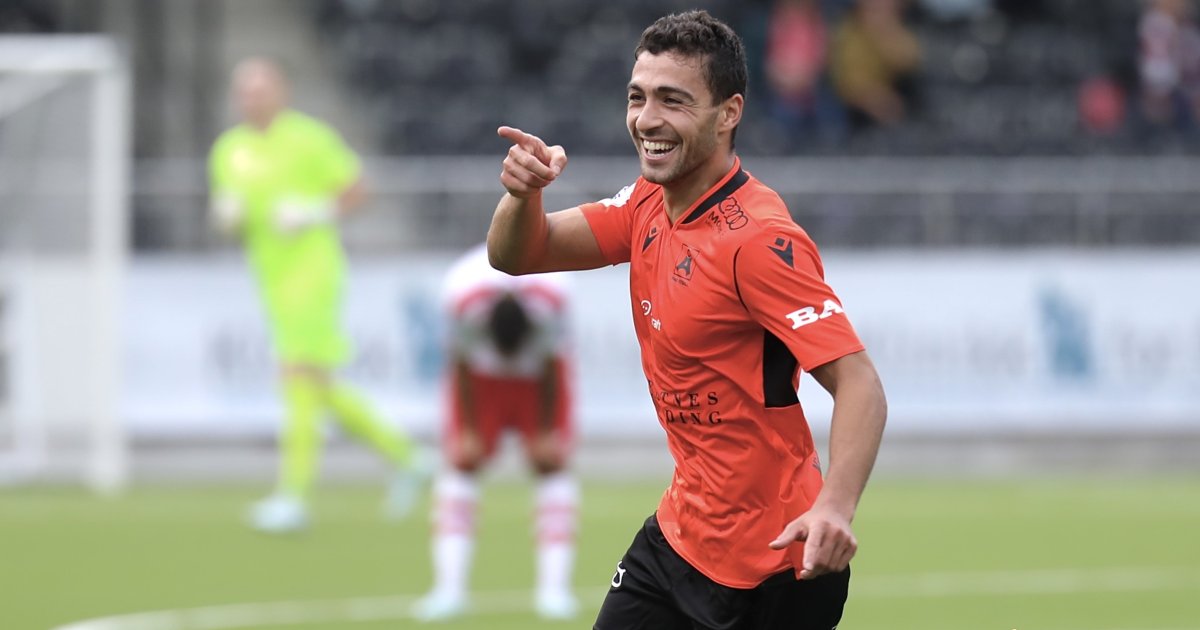 Fra start i sin siste Åsane-kamp / Åsane Fotball